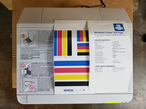 Epson ColorWorks C3500 Color Label Printer